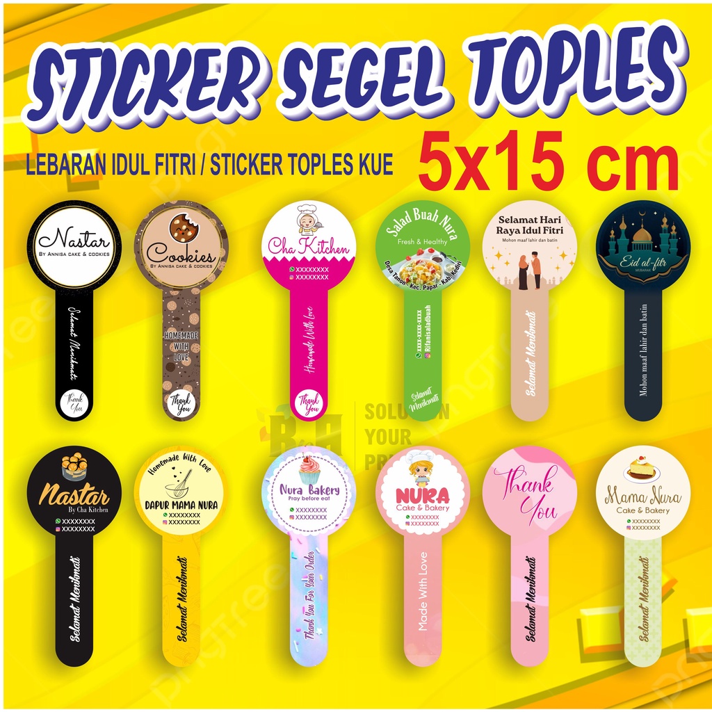 Jual Stiker TOPLES SEGEL ukuran 5x15 | Shopee Indonesia