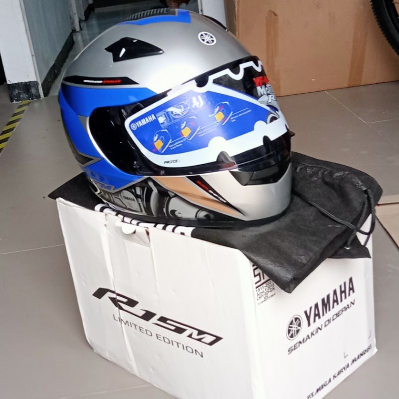 Jual helm full face standar Yamaha R15 original | Shopee Indonesia