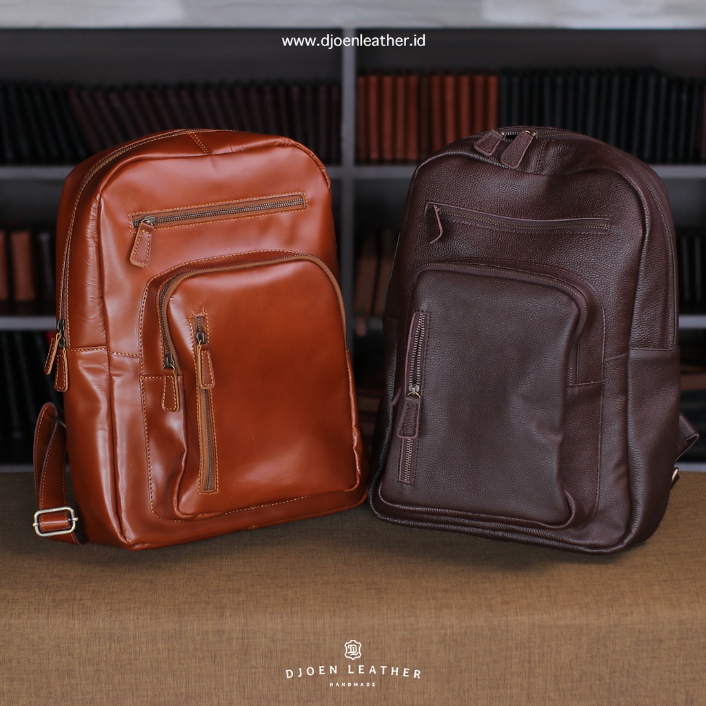 Jual Tas ransel kulit sapi asli muat laptop Aries Ransel by Djoen ...
