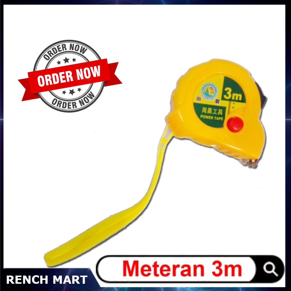 Jual Meteran Rol ukuran 3 meter alat ukur murah | Shopee Indonesia