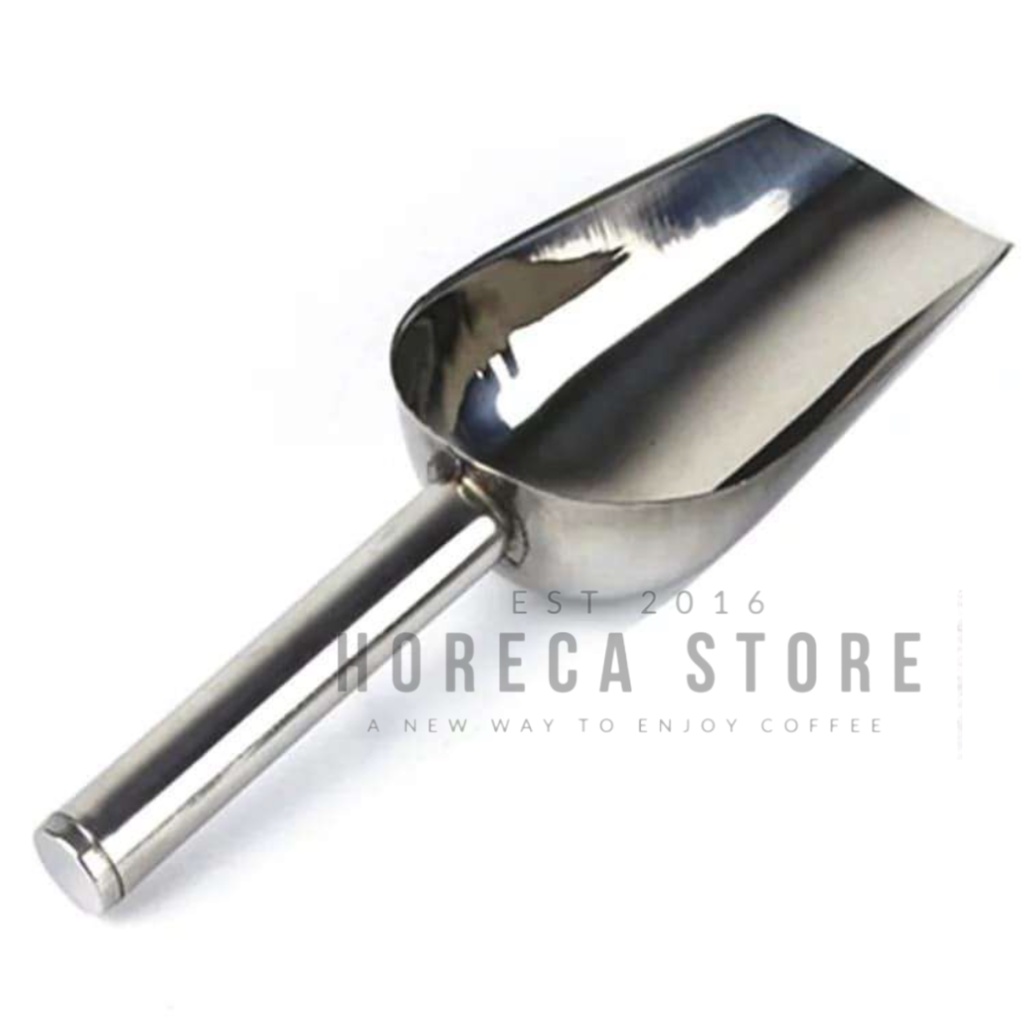 Jual Sekop Es Batu Stainless Steel 10oz / Ice Scoop / Sekop Es Tepung ...