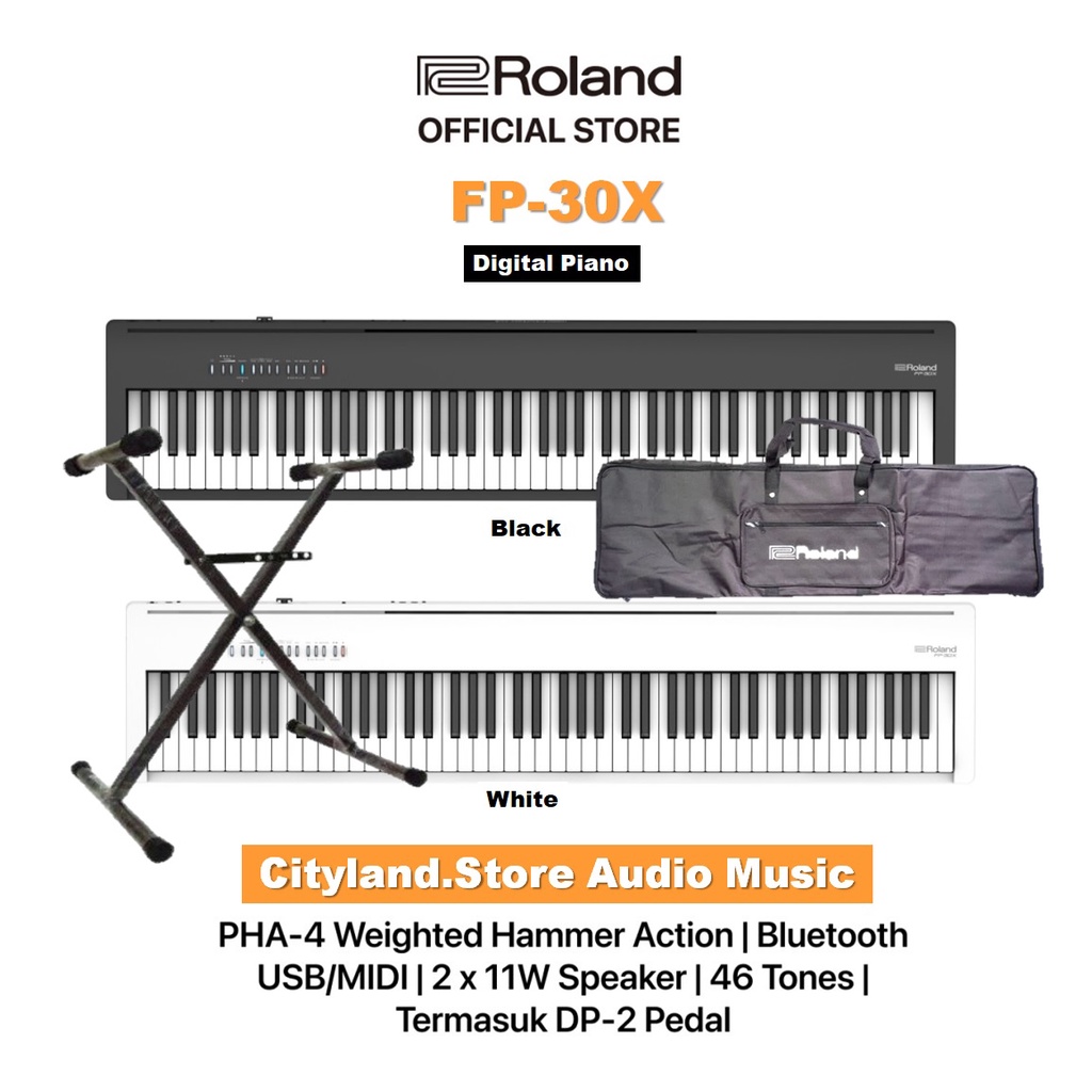 Jual Roland FP-30X Digital Piano/ Keyboard Roland FP 30X Piano Digital ...
