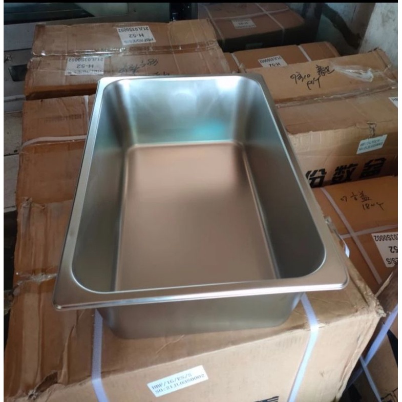 Jual Food Pan Stainless 1/1x15 cm(53x32,5x15 cm) | Shopee Indonesia