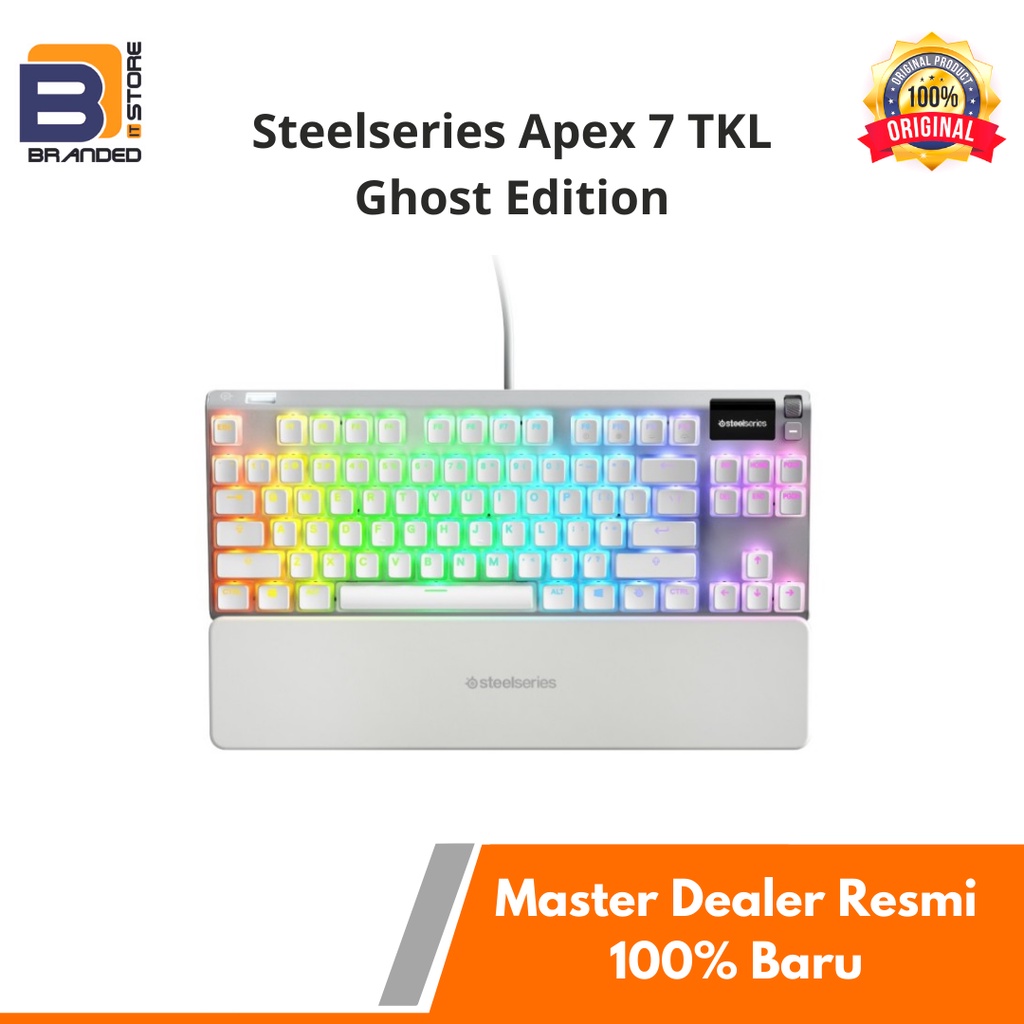 Jual Steelseries Apex 7 TKL Ghost Edition - Gaming Keyboard | Shopee Indonesia