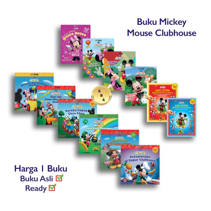 Jual BUKU MICKEY MOUSE CLUBHOUSE AKTIVITAS DAN CERITA ANAK ERLANGGA ...