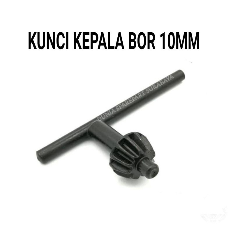 Jual SUKU CABANG KUNCI KEPALA BOR 10MM / CHUCK KEY BOR 10 MM MURAH ...