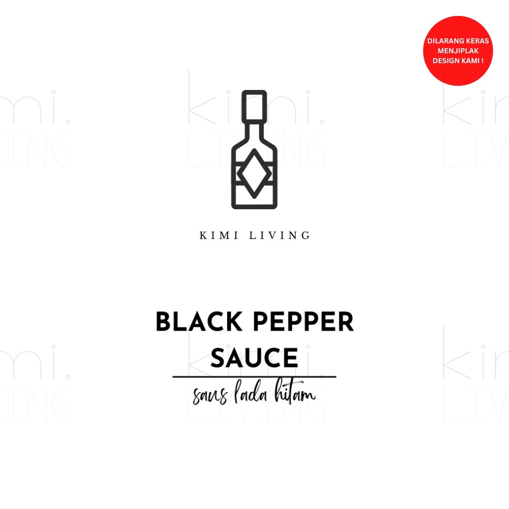 Jual KIMI LIVING - KANA BOTOL SAUS / SAOS - FREE STICKER - Squeeze ...