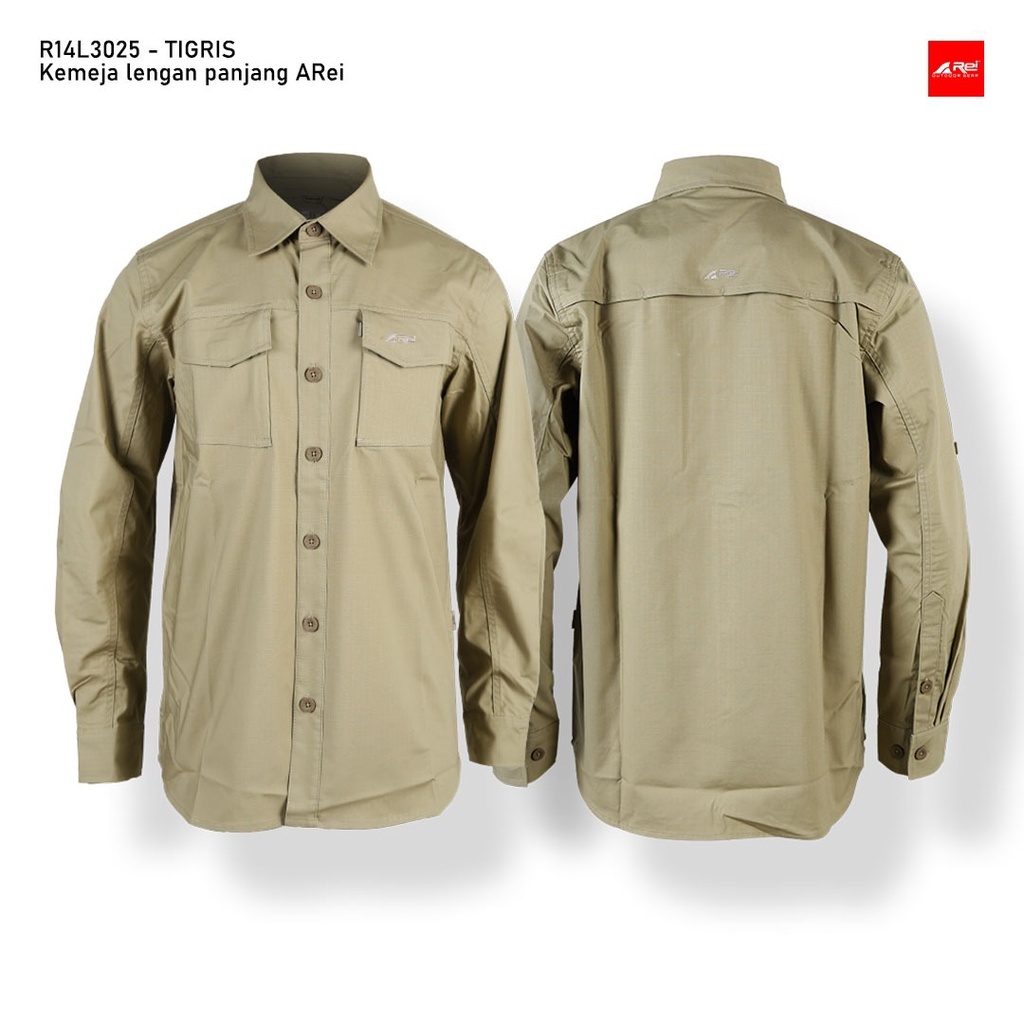 Jual Kemeja Panjang Pria Tigris Arei Outdoorgear | Shopee Indonesia