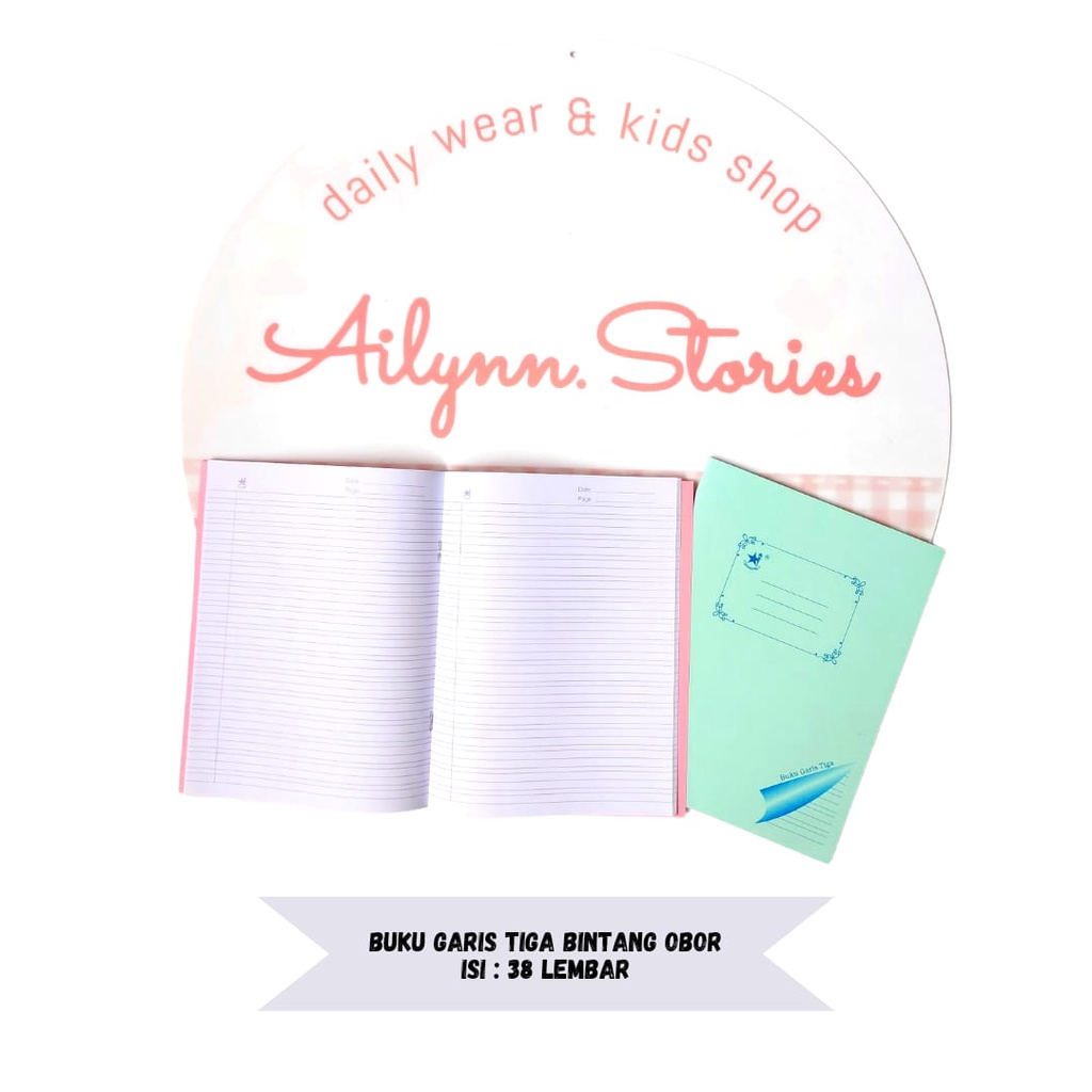 Jual Buku Tulis Garis 3 & 5 / Buku Menulis Bersambung / Buku Not musik ...