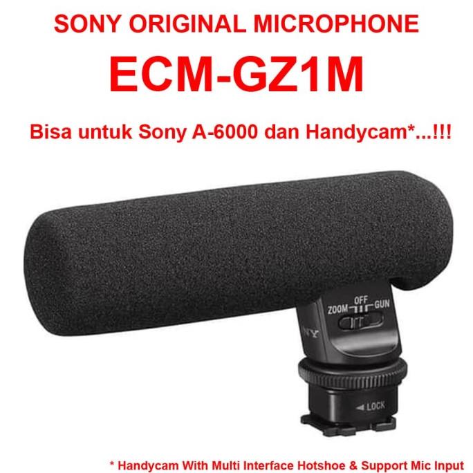 Jual Sony Microphone Shotgun ECM-GZ1M For Mic Sony A6000 - VLOG ...