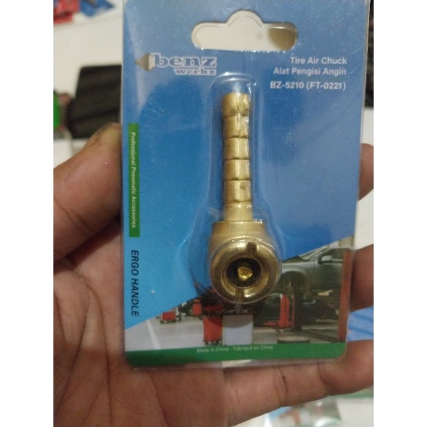 Jual ALAT ISI ANGIN/TIRE AIR CHUCK BENZ MODEL KEONG BAHAN KUNINGAN HIGH ...
