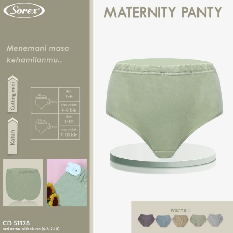 Jual SOREX CD CELANA DALAM IBU HAMIL / PREGNANCY - MATERNITY PANTY PANTS MODEL 51128 ORIGINAL ...
