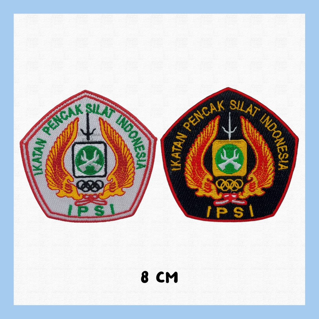 Jual Bordir Logo IPSI Ikatan Pencak Silat Indonesia — Patch Badge Bet ...