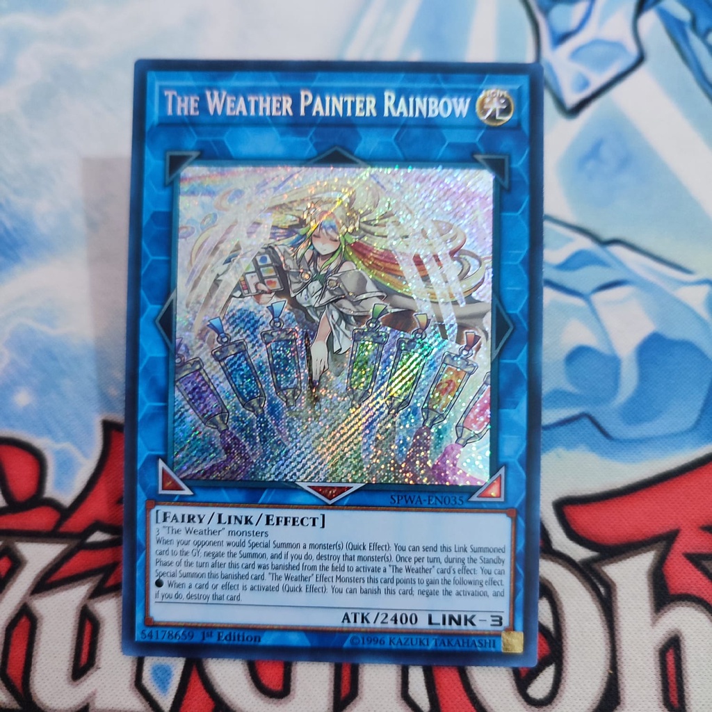 Jual yugioh the weather painter rainbow SPWA secret rare 1st original ...