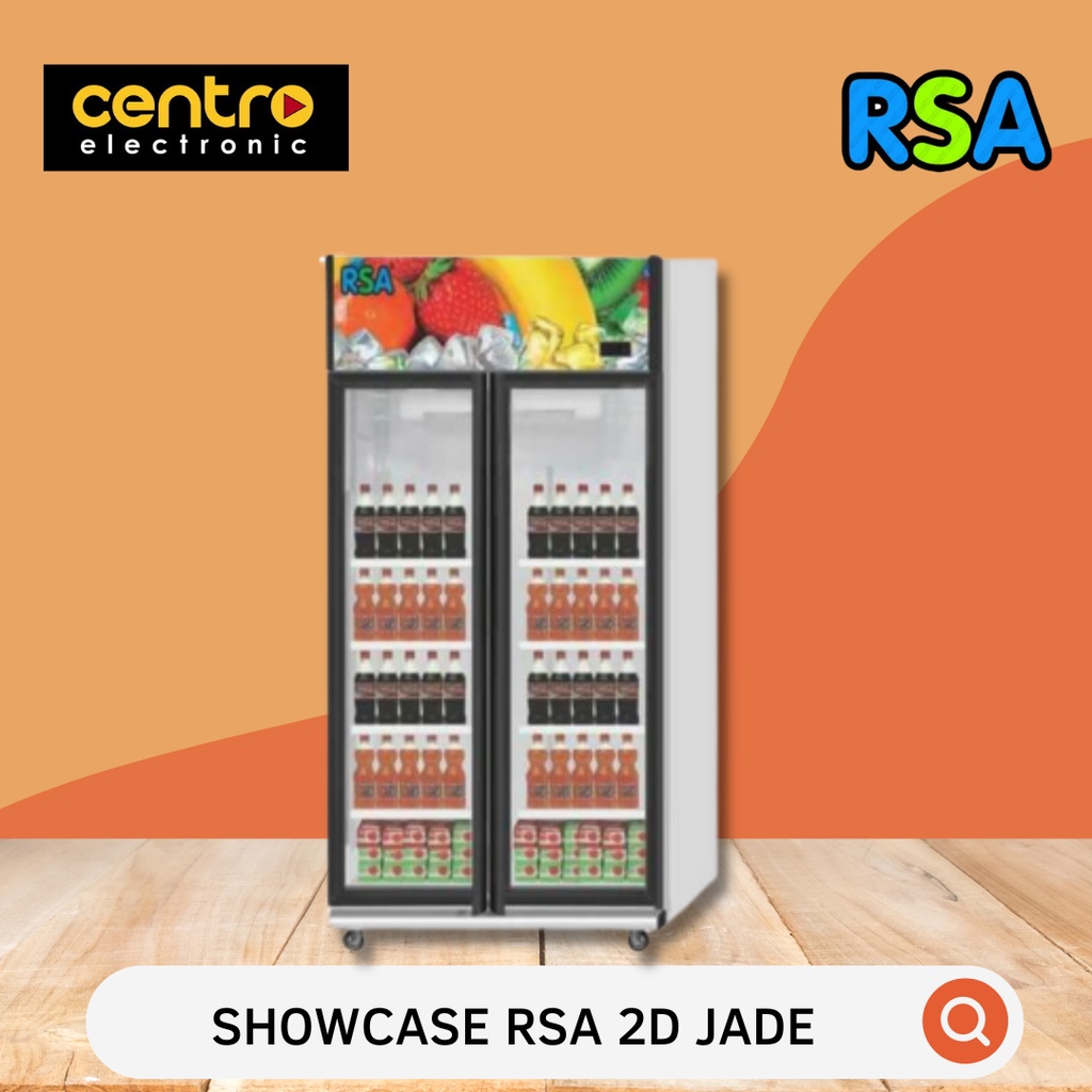 Jual RSA SHOWCASE COOLER PENDINGIN MINUMAN 2 PINTU JADE | Shopee Indonesia