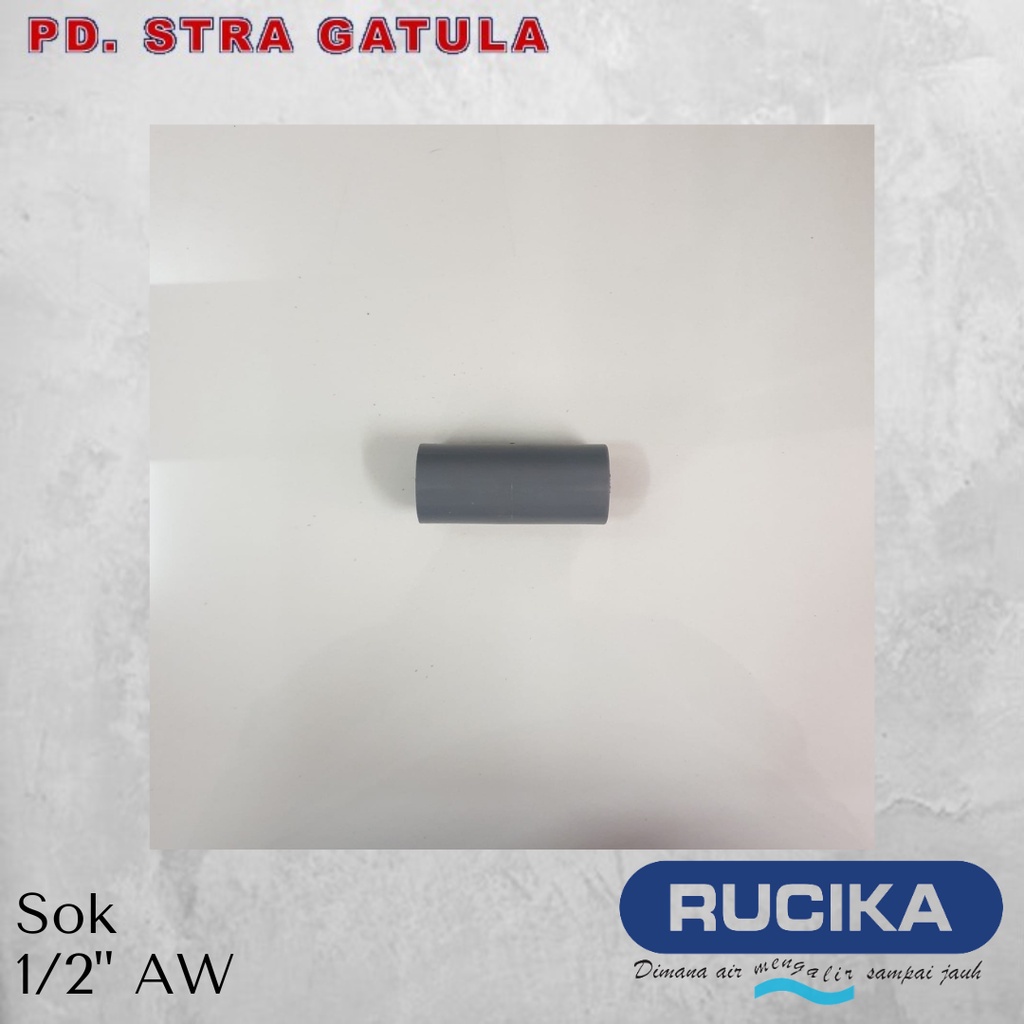 Jual SOK/SOCKET AW 1/2" FITTING PIPA PVC MERK RUCIKA | SOCKET | SOK ...