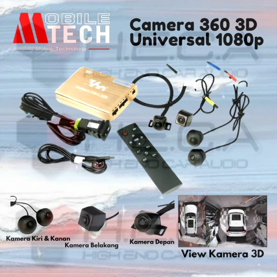 Jual M-TECH AHD 3D 1080p Camera 360 Derajat Bird Eye View Kamera ...