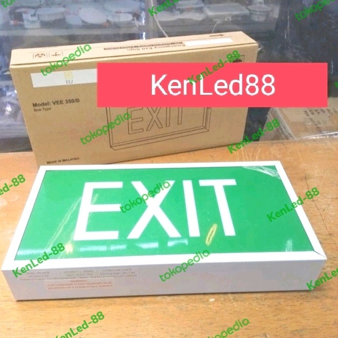 Jual Lampu Emergency EXIT Lamp Tempel/Emergency Exit Outbow VITALITE ... Jual Lampu Emergency EXIT Lamp Tempel/Emergency Exit Outbow VITALITE ...