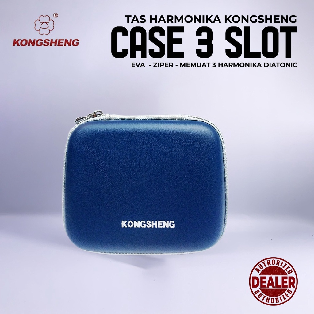 Jual Hard Case Tas Harmonica Harmonika Kongsheng Isi 3 Harmonica ...