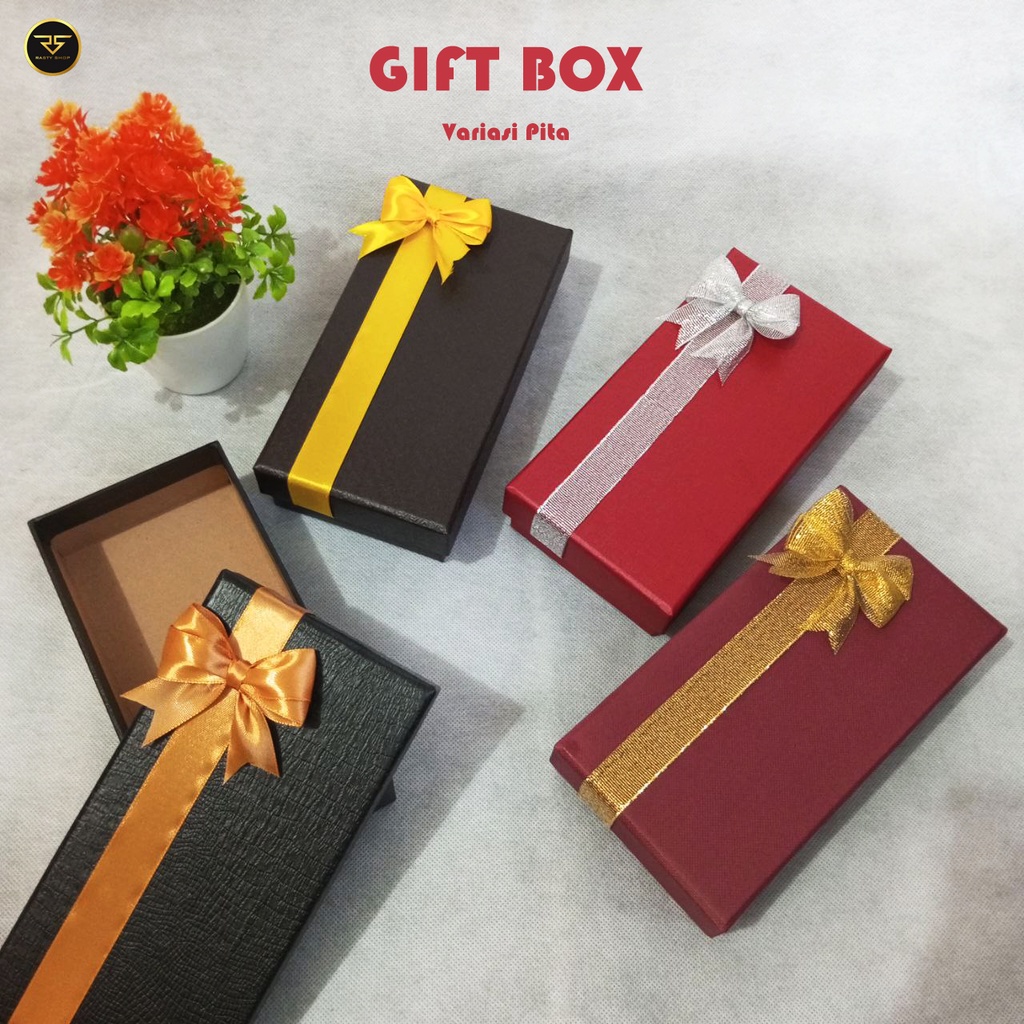 Jual Kotak kado | Box hadiah | Gift Box | Hardbox panjang | Kotak souvenir | Box hampers ...