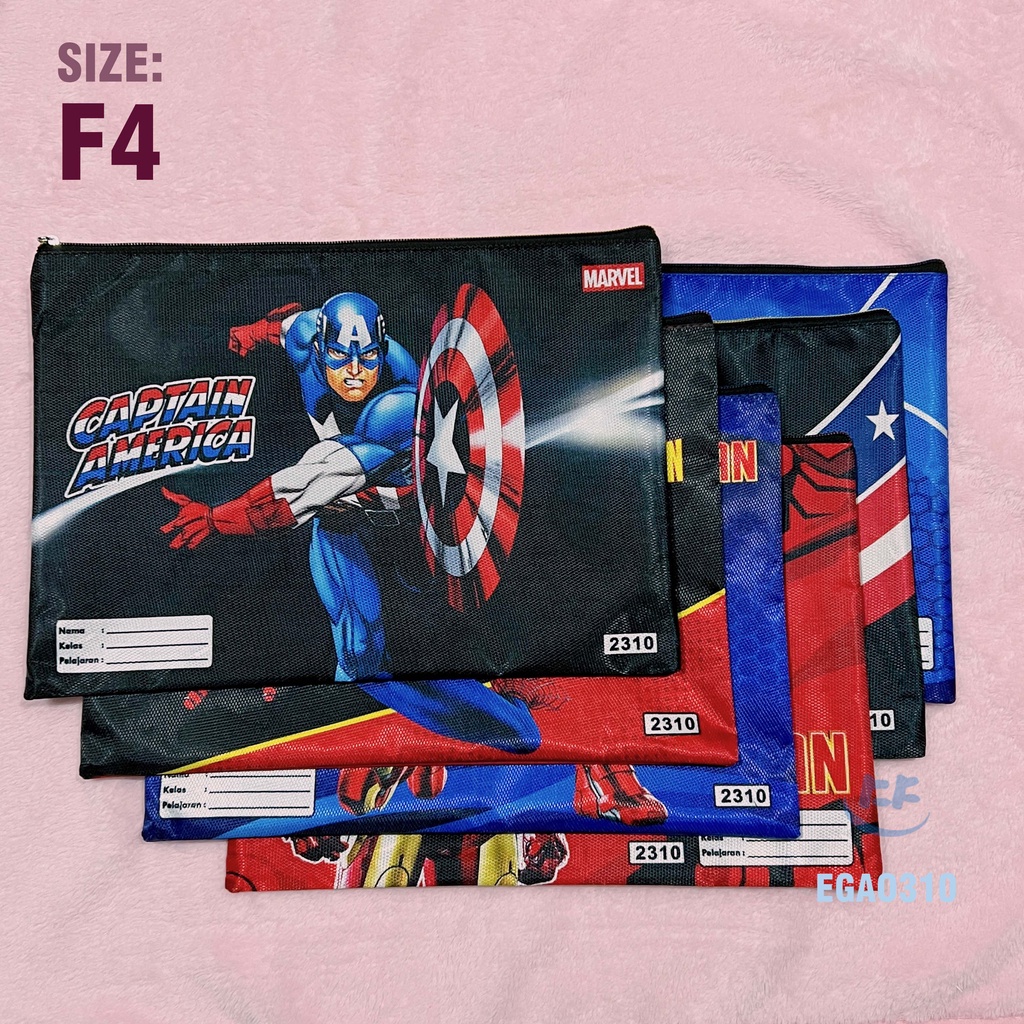 Jual Map Folder Dokumen F4 Kain- SuperHero | Shopee Indonesia
