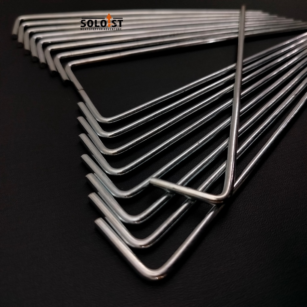 Jual PASAK TENDA BESI / PASAK BESI / PASAK FLYSHEET | Shopee Indonesia