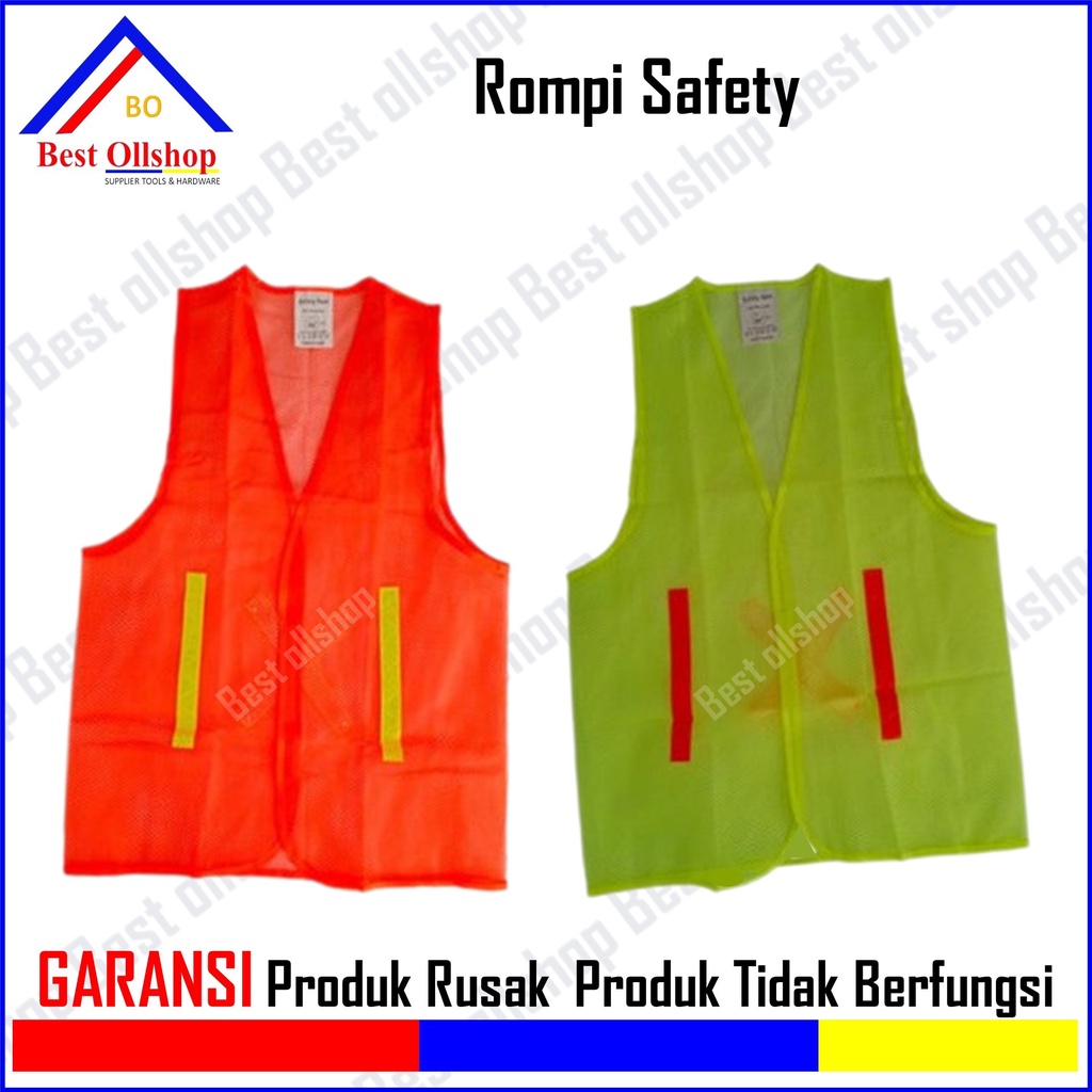 Jual Rompi Jaring Scoth X / Rompi Proyek X / Rompi Pengaman Jala Safety ...