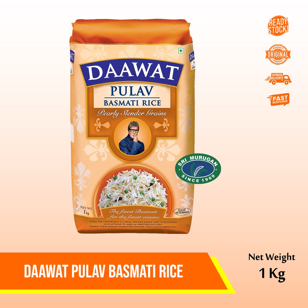 Jual DAAWAT PULAV BASMATI RICE 1Kg | Shopee Indonesia