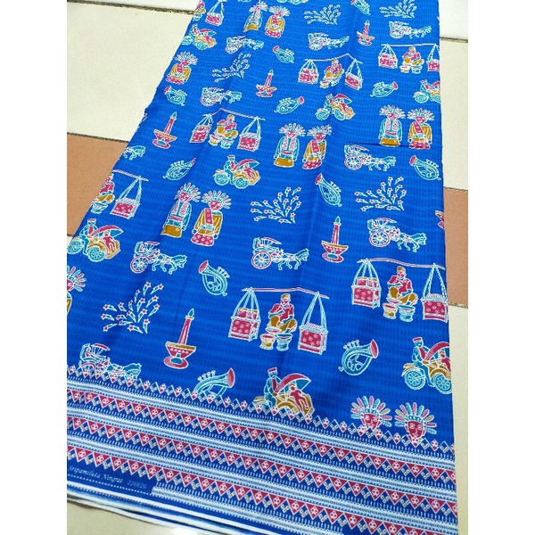 Jual New Batik Motif Ondel-ondel Sripamiluta ningrat. Bahan Kain Batik ...