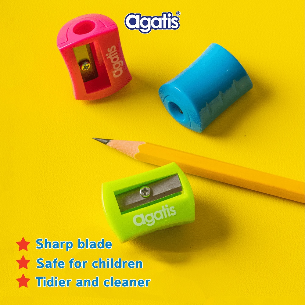 Jual Agatis - Rautan Pensil Dome Warna-Warni | Shopee Indonesia
