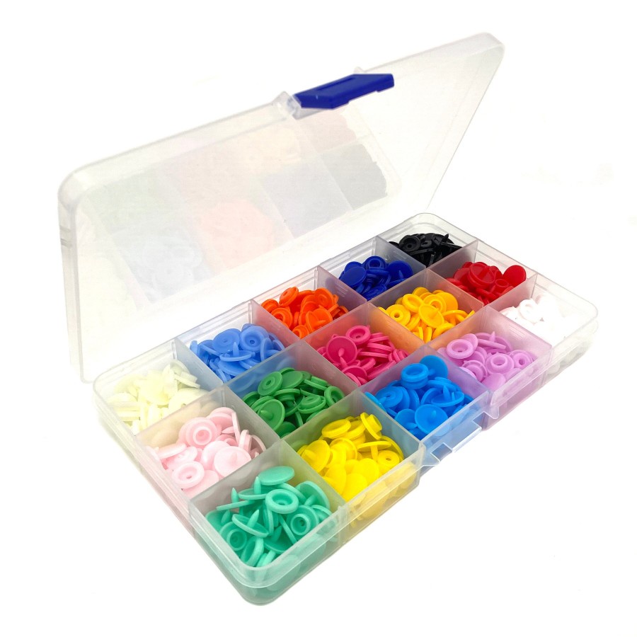 Jual Alat Pemasang Kancing Jepret Cetet Plastik Satu Set Isi 150 Pcs ...