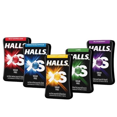 Jual Halls XS Sugar Free/ Halls Candy Stick/ Permen Halls Ori Thailand ...