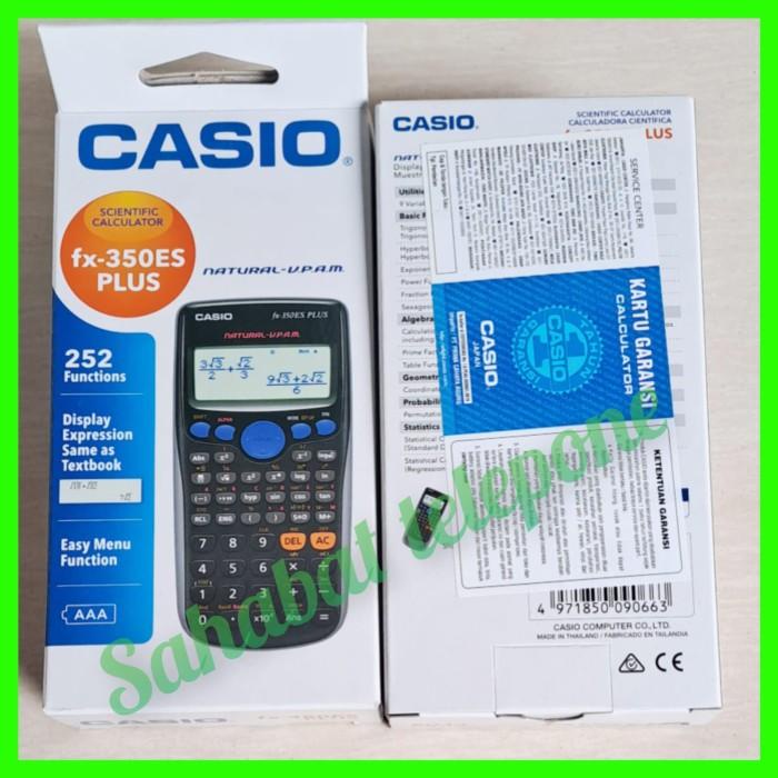 Jual Kalkulator Scientific CASIO FX-350ES PLUS(Original) | Shopee Indonesia