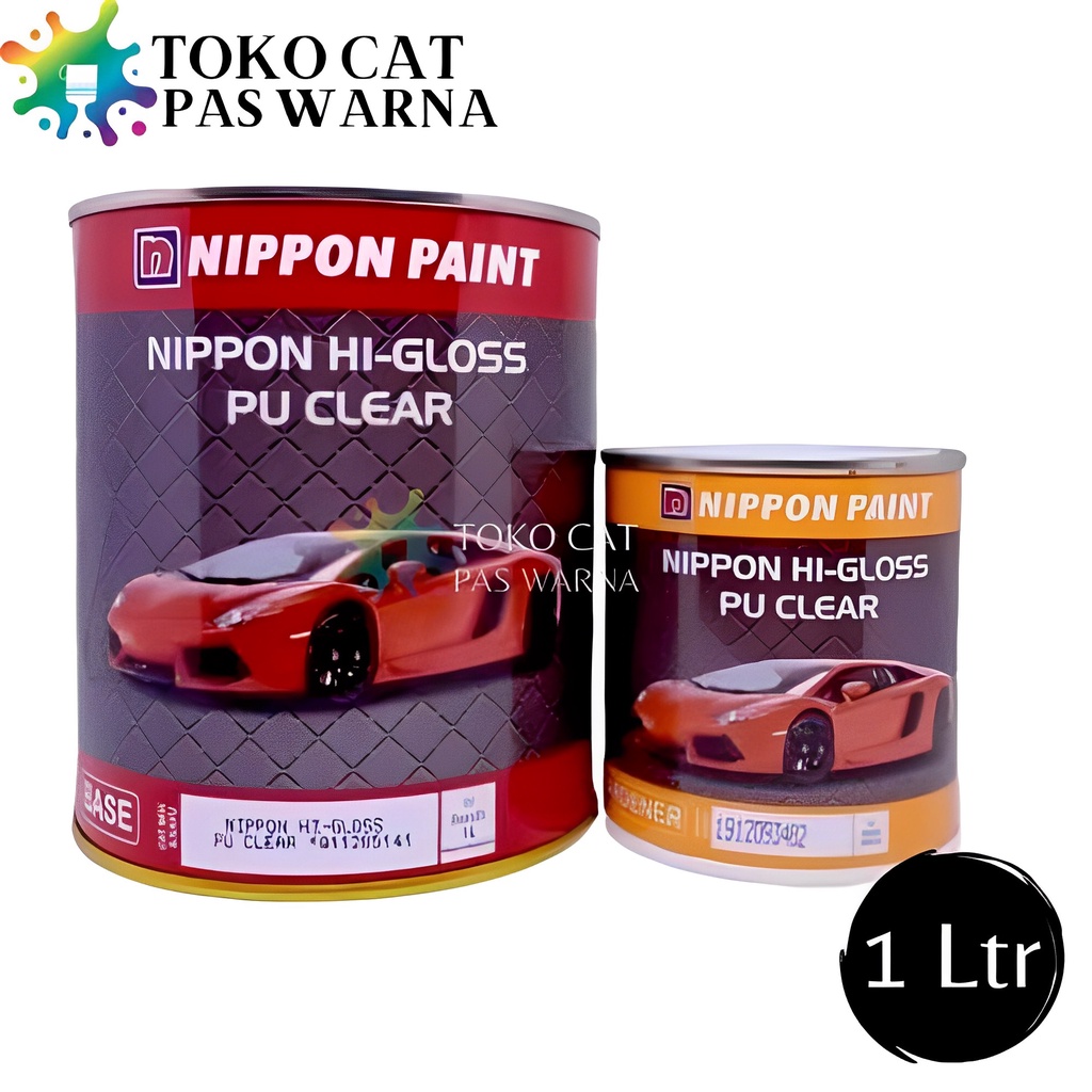 Jual Cat Duco Auto NIPPON HI-GLOSS PU CLEAR + Hardener - Clear Vernish ...
