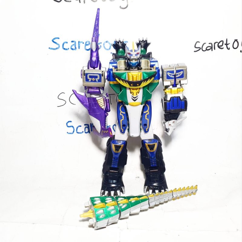 Jual Power Rangers wild force predazord Gaoranger Gao Hunter Megazord ...