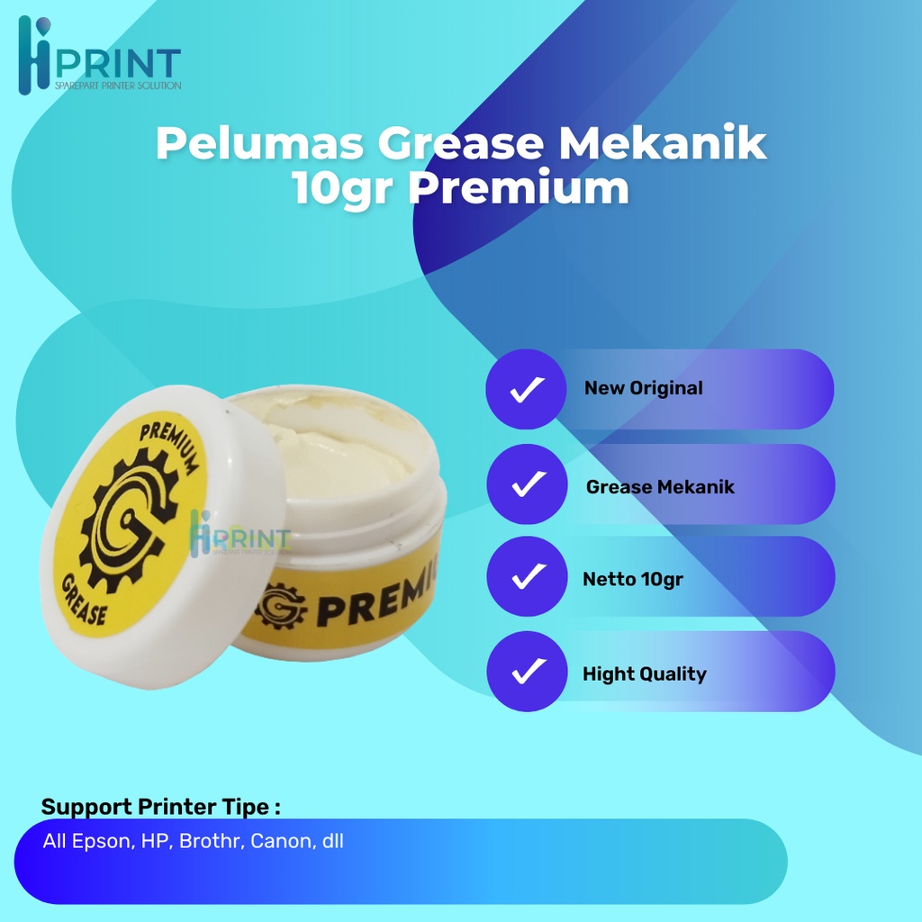 Jual Pelumas Gear Mekanik Printer 10gr 20gr Premium Quality, Grease ...