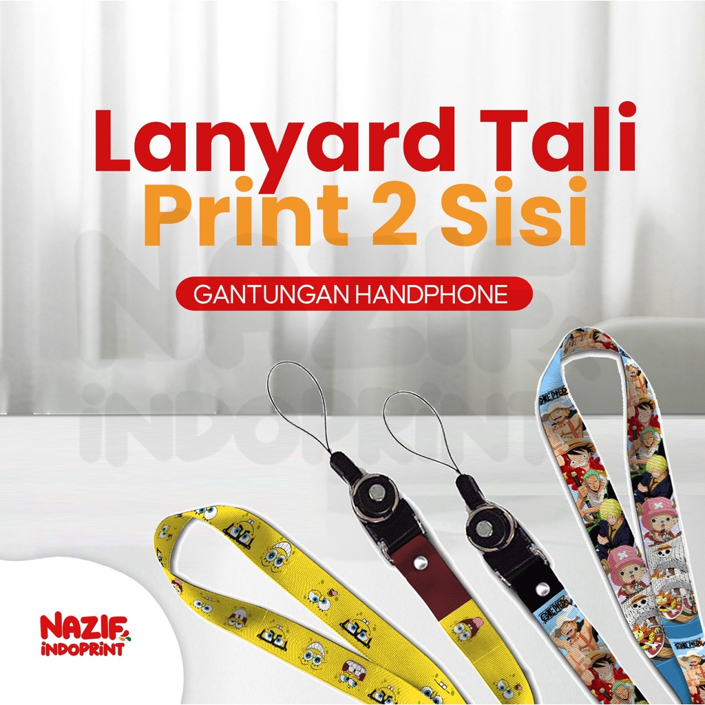 Jual [CUSTOM, SATUAN] Tali Gantungan HP / Lanyard Gantungan HP Murah ...