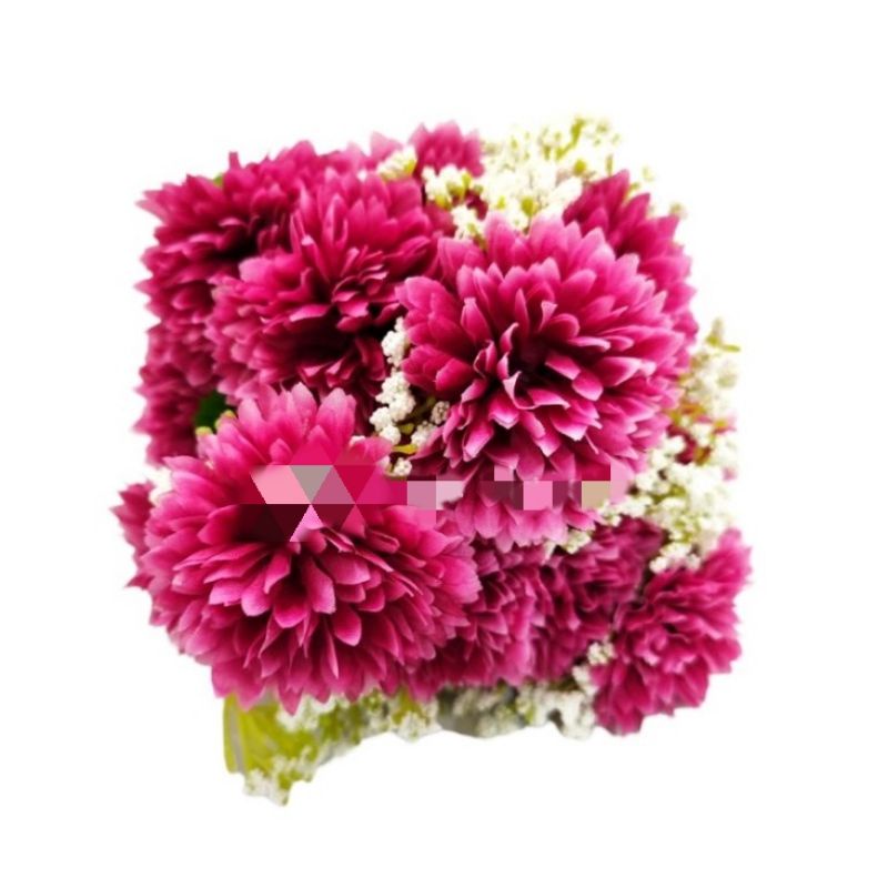 Jual Bunga Chrysant Ball Mum X6 Dekorasi | Shopee Indonesia