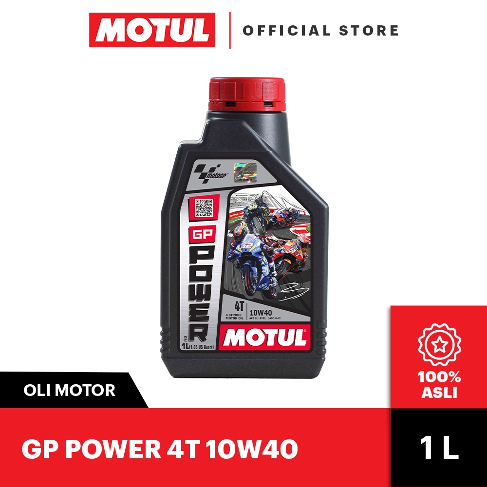Jual Oli Motor Motul GP POWER 4T 10W40 1L | Shopee Indonesia