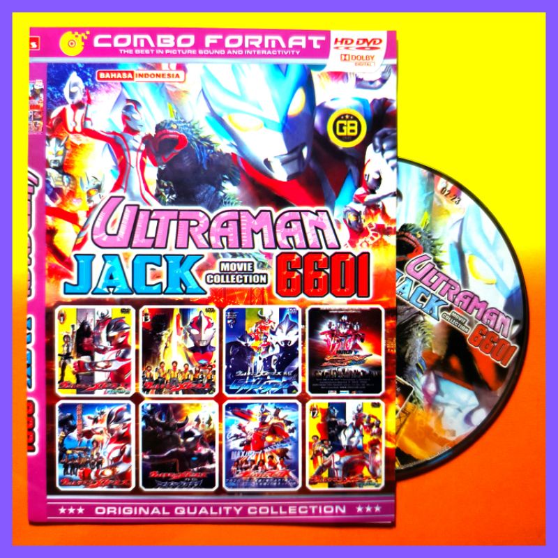 Jual Kaset Film Kartun Anak Koleksi Ultraman Jack Volume Terbaru Teks ...