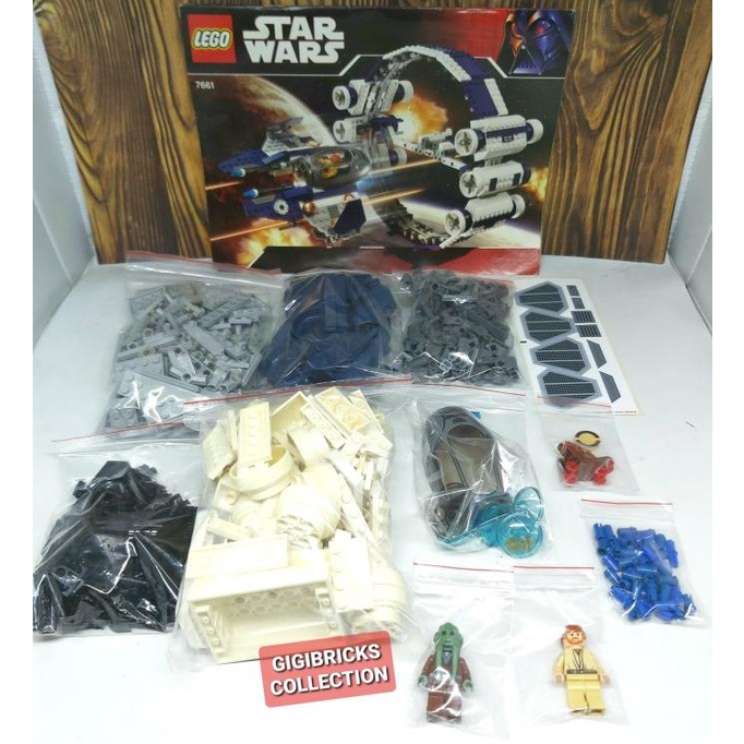 Jual Lego Star Wars Original 7661 Jedi Starfighter with Hyperdrive ...