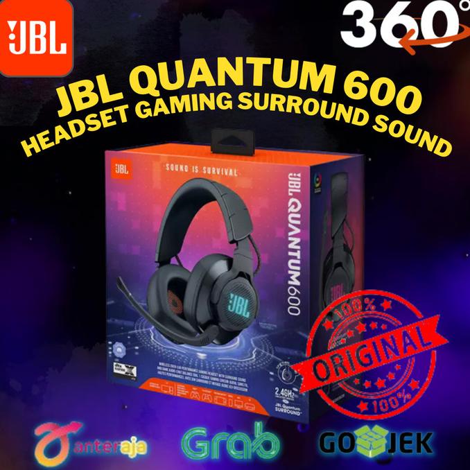 Jual JBL QUANTUM 600 / Q600 - RGB Wireless Gaming Headset / Headphone ...