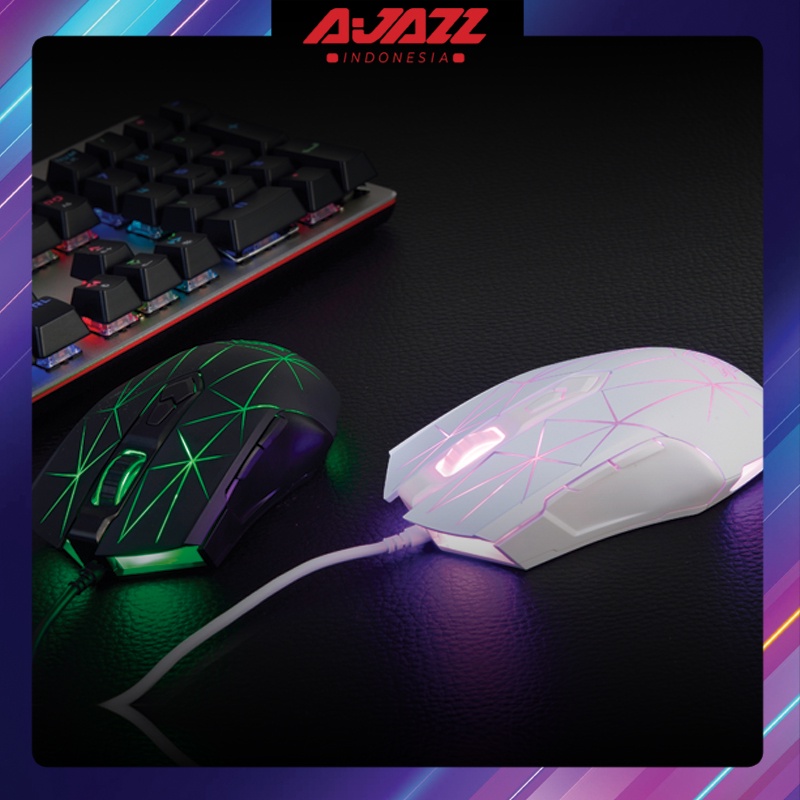 Jual Ajazz AJ52 Star Gaming Mouse Wired RGB PAW3212 up to 2500DPI ...