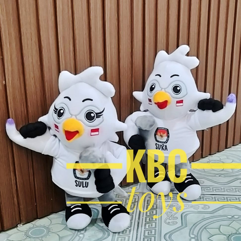 Jual BONEKA MASKOT KPU 2024 / BONEKA PEMILU SURA DAN SULU | Shopee ...