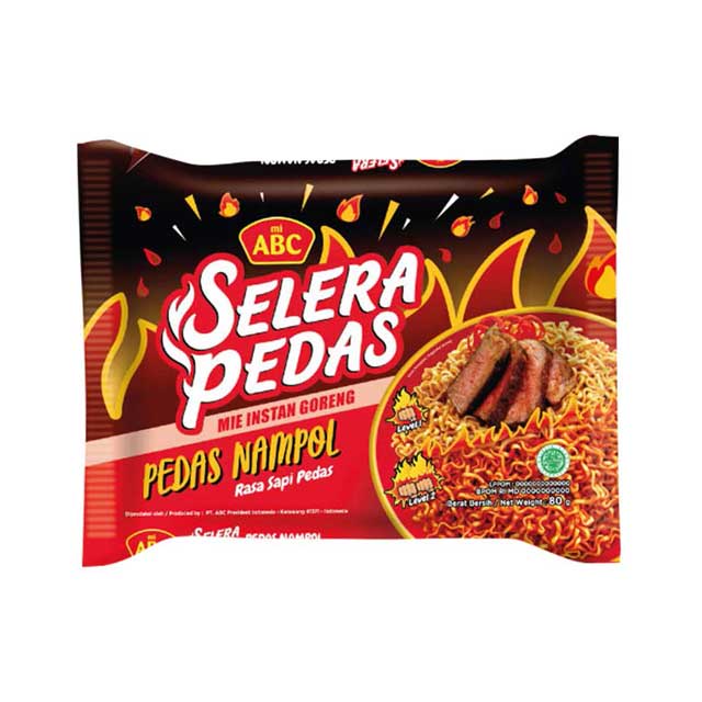 Jual MIE ABC SELERA PEDAS NAMPOL 80G | Shopee Indonesia