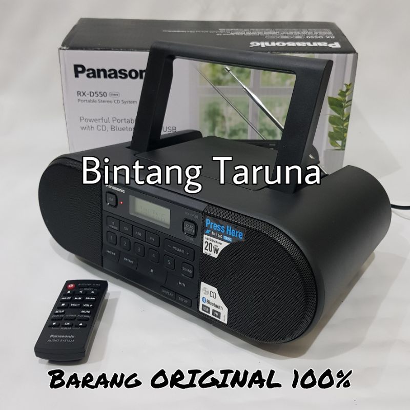 Jual Boombox Panasonic RX-D550 Portable Audio System Panasonic RX-D550 ...