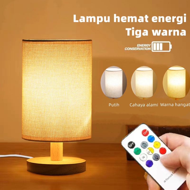 Jual Lampu Meja LED Lampu Tidur Tiga Warna Lampu Retro LED Lampu ...