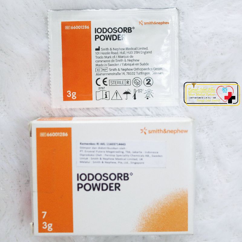 Jual Iodosorb Powder Sachet 3g Antiseptik Luka Iodosorb | Shopee Indonesia