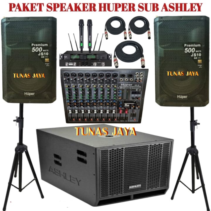 Jual PAKET OUTDOOR SPEAKER HUPER SUBWOOFER ASHLEY ORIGINAL | Shopee ...