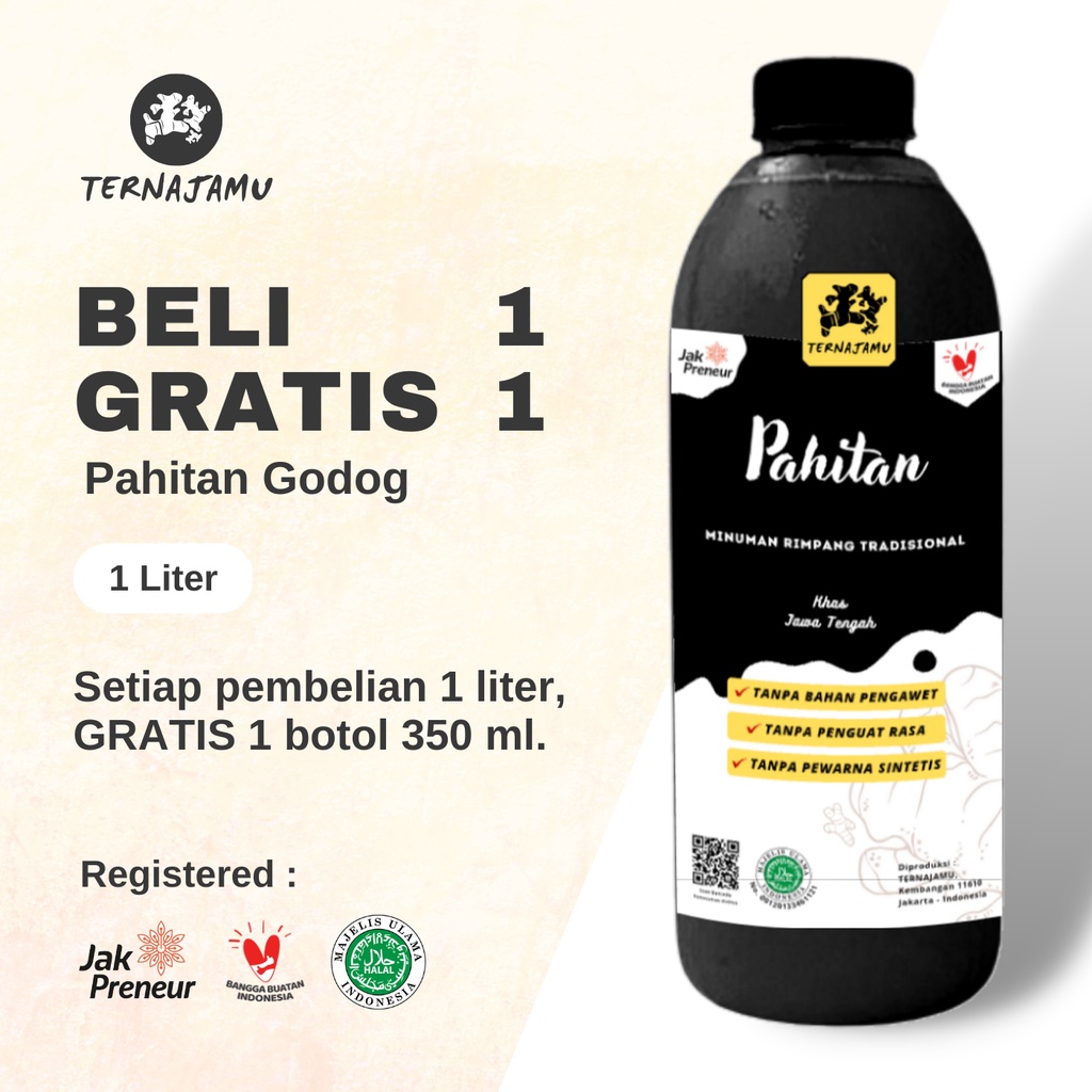 Jual Jamu Pahitan Godog Sambiloto / Paitan Godog Brotowali/ Jamu ...